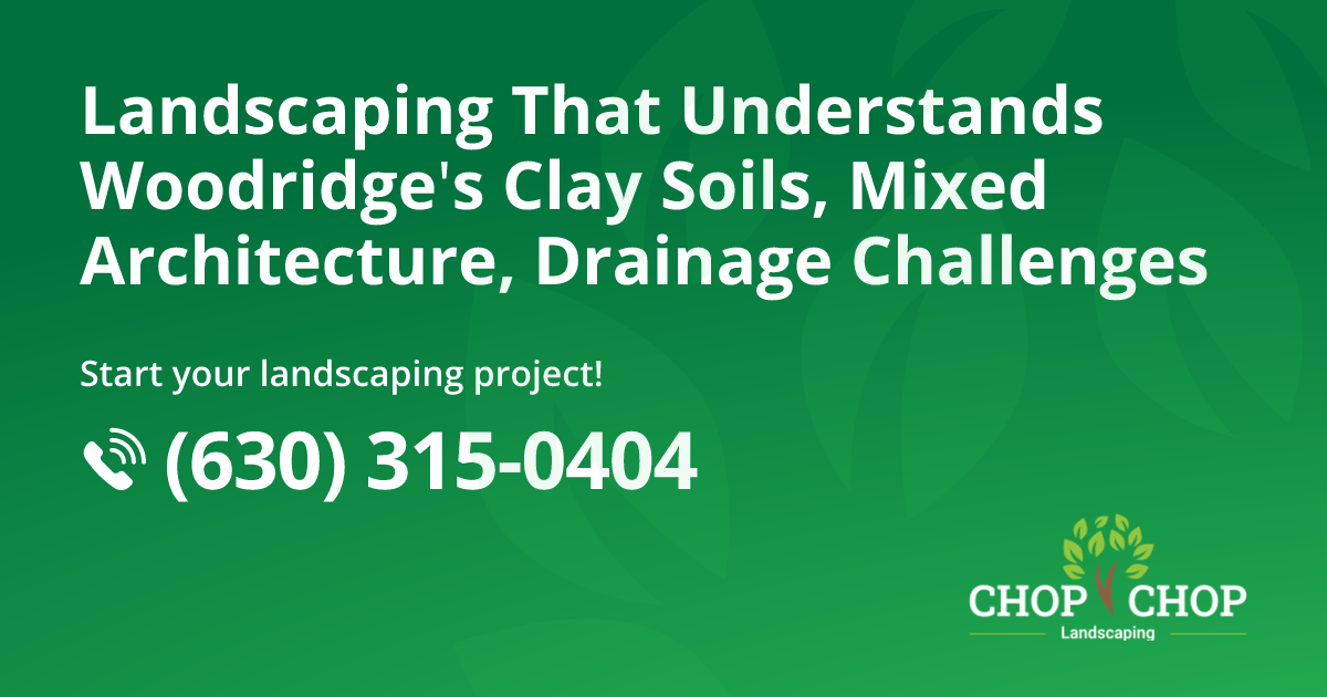 Landscaping & Lawn Care in Woodridge, IL | Chop Chop